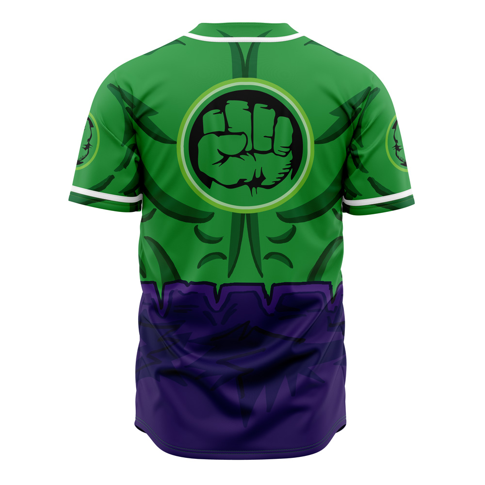 Hulk Marvel Baseball Jersey - Anime Bape