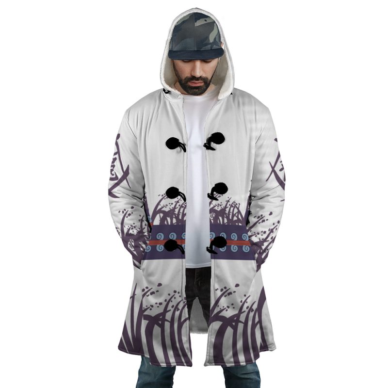 Shimotsuki Ryuma One Piece Hooded Cloak Coat - AnimeBape