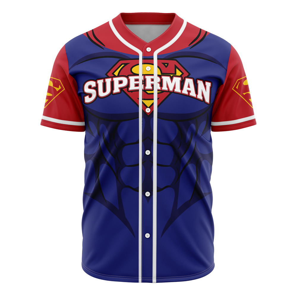 Superman DC Comics Baseball Jersey - Anime Bape