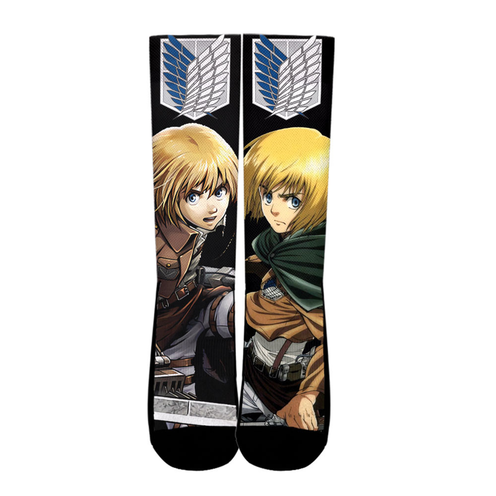 Attack On Titan Armin Arlert Custom Anime Socks Animebape 8443