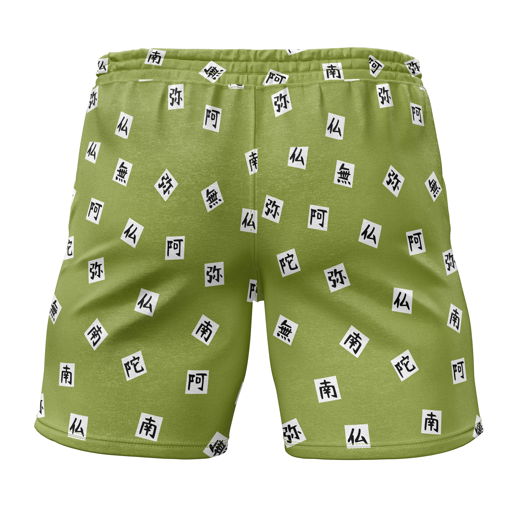 Luffy Wano pattern One Piece Gym Shorts - AnimeBape