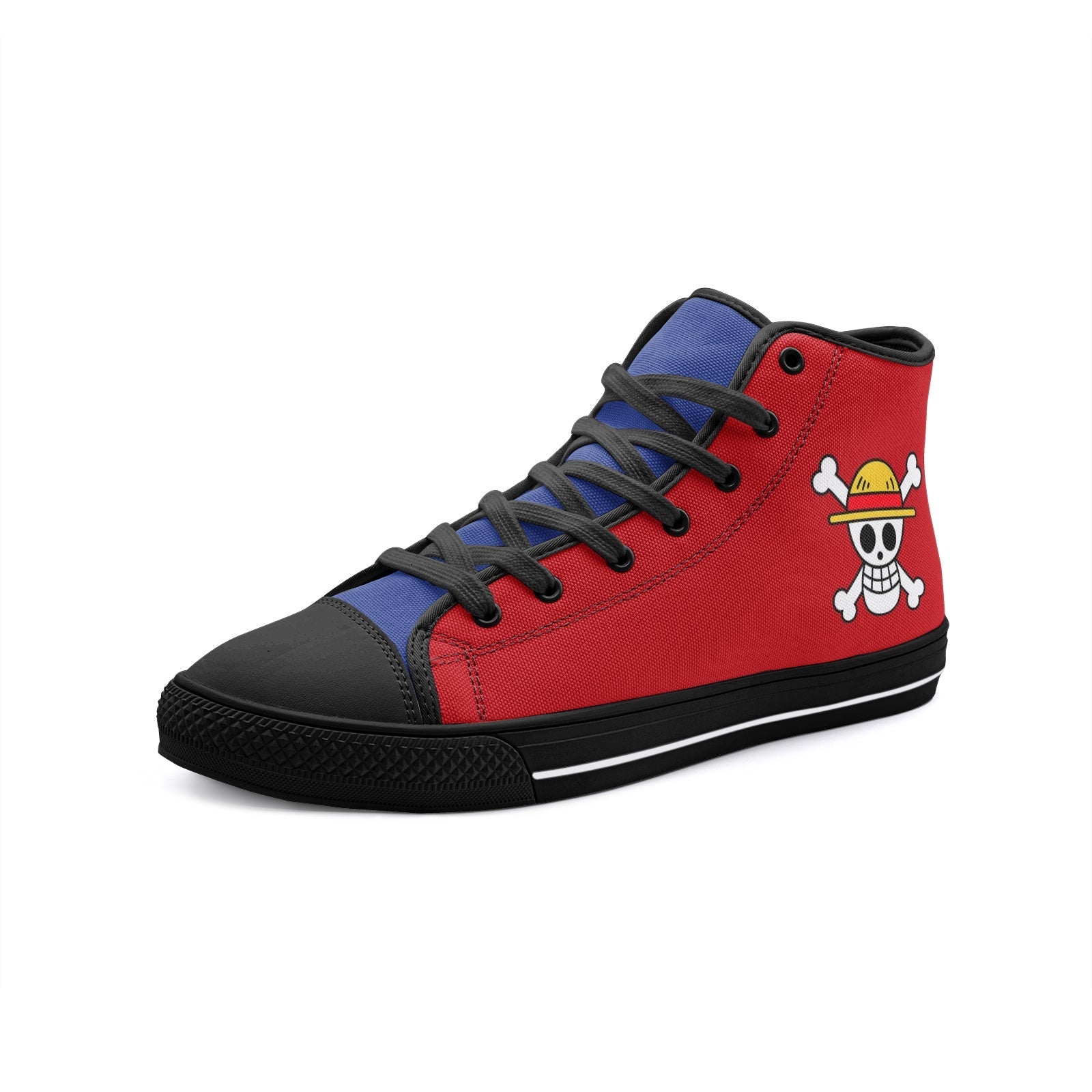 Monkey D. Luffy One Piece Classic High Top Canvas Shoes - AnimeBape