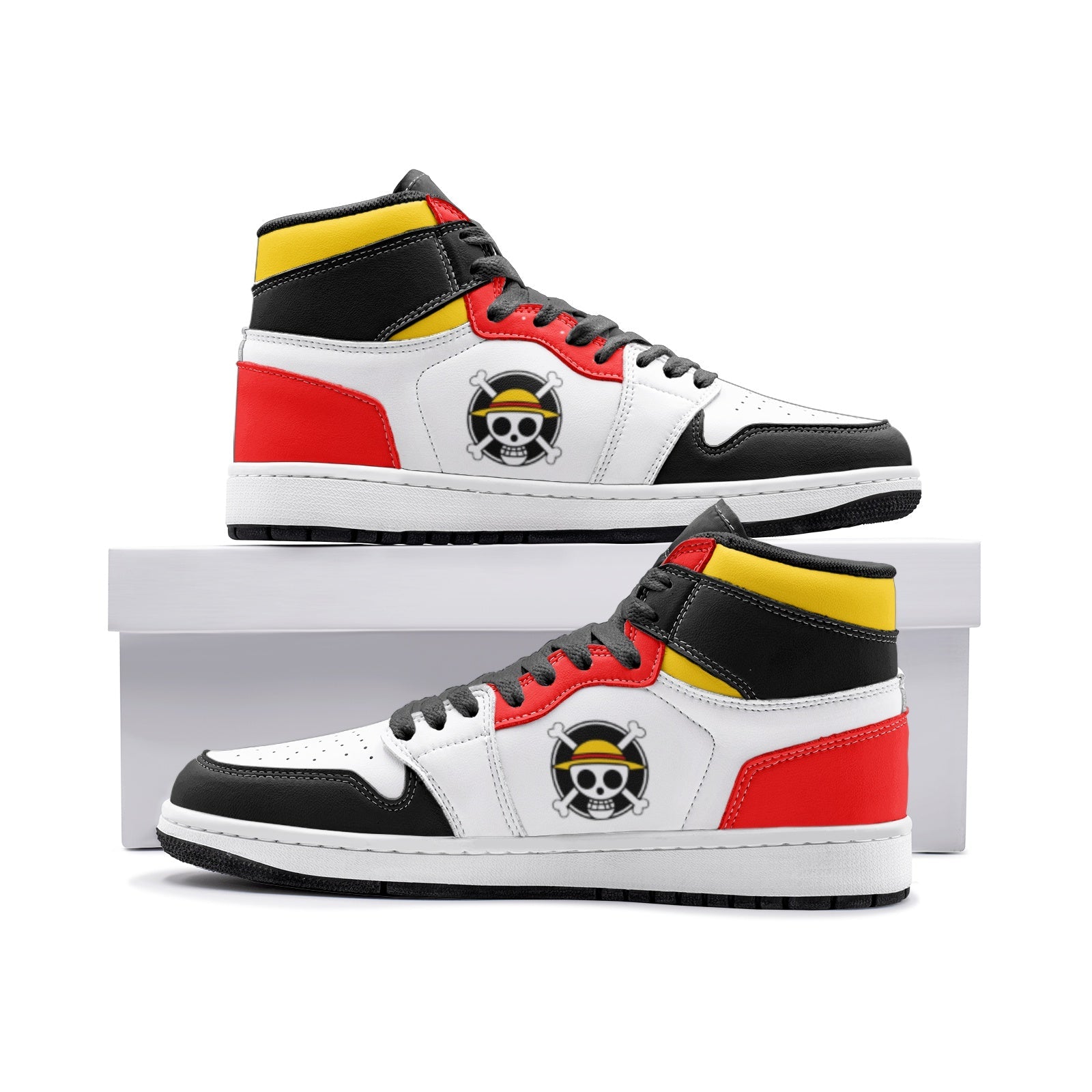 Monkey D. Luffy One Piece Force 1 High Shoes - AnimeBape