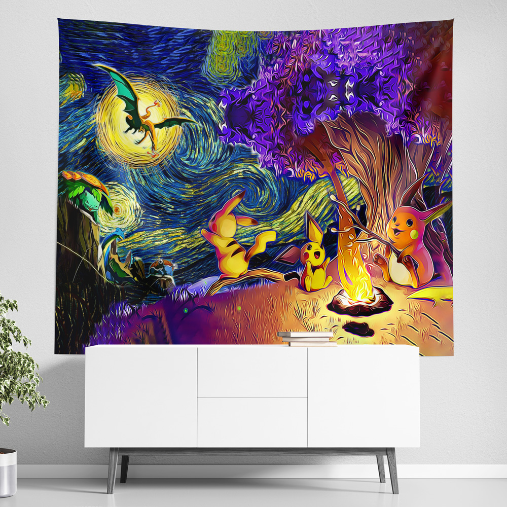 Trippy Luffy One Piece Tapestry - AnimeBape