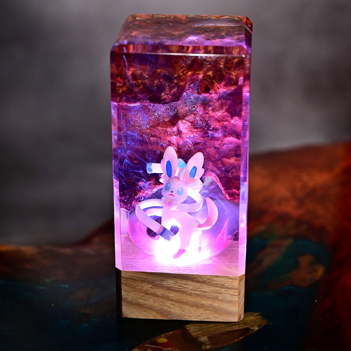 Sylveon Pokemon Epoxy Lamp - AnimeBape