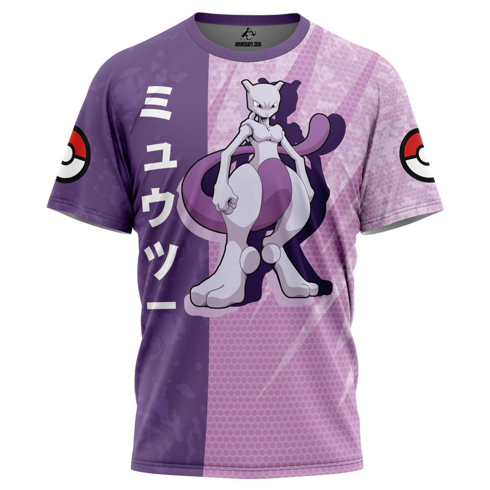 Mewtwo Attack Pokemon T-Shirt - AnimeBape