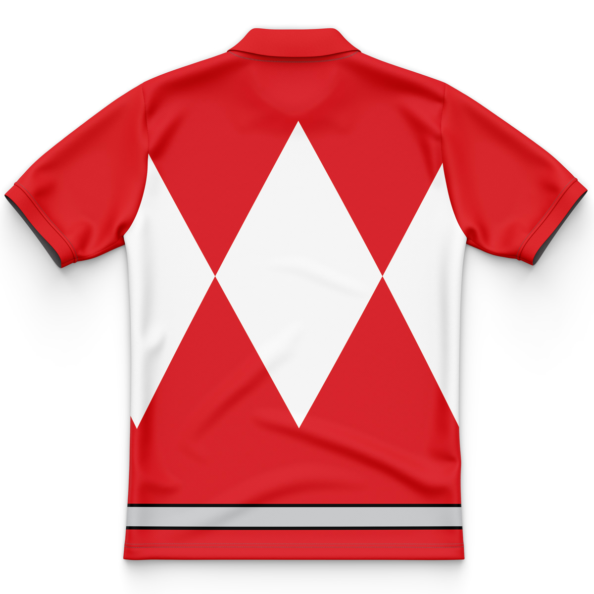 Red Ranger Mighty Morphin Power Rangers Polo Shirt - AnimeBape