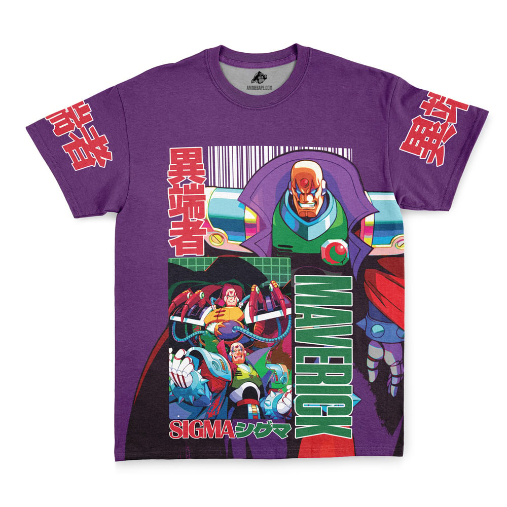 Sigma Mega Man Streetwear T-Shirt - AnimeBape