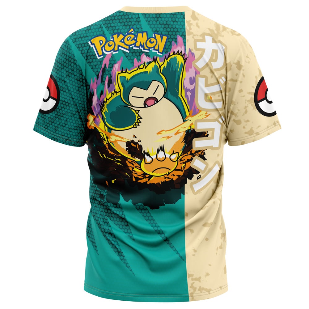 Snorlax Attack Pokemon T-Shirt - AnimeBape
