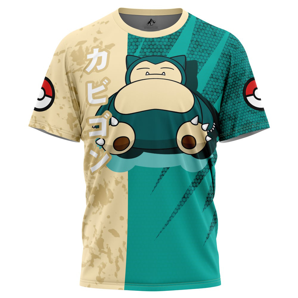Snorlax Attack Pokemon T-Shirt - AnimeBape
