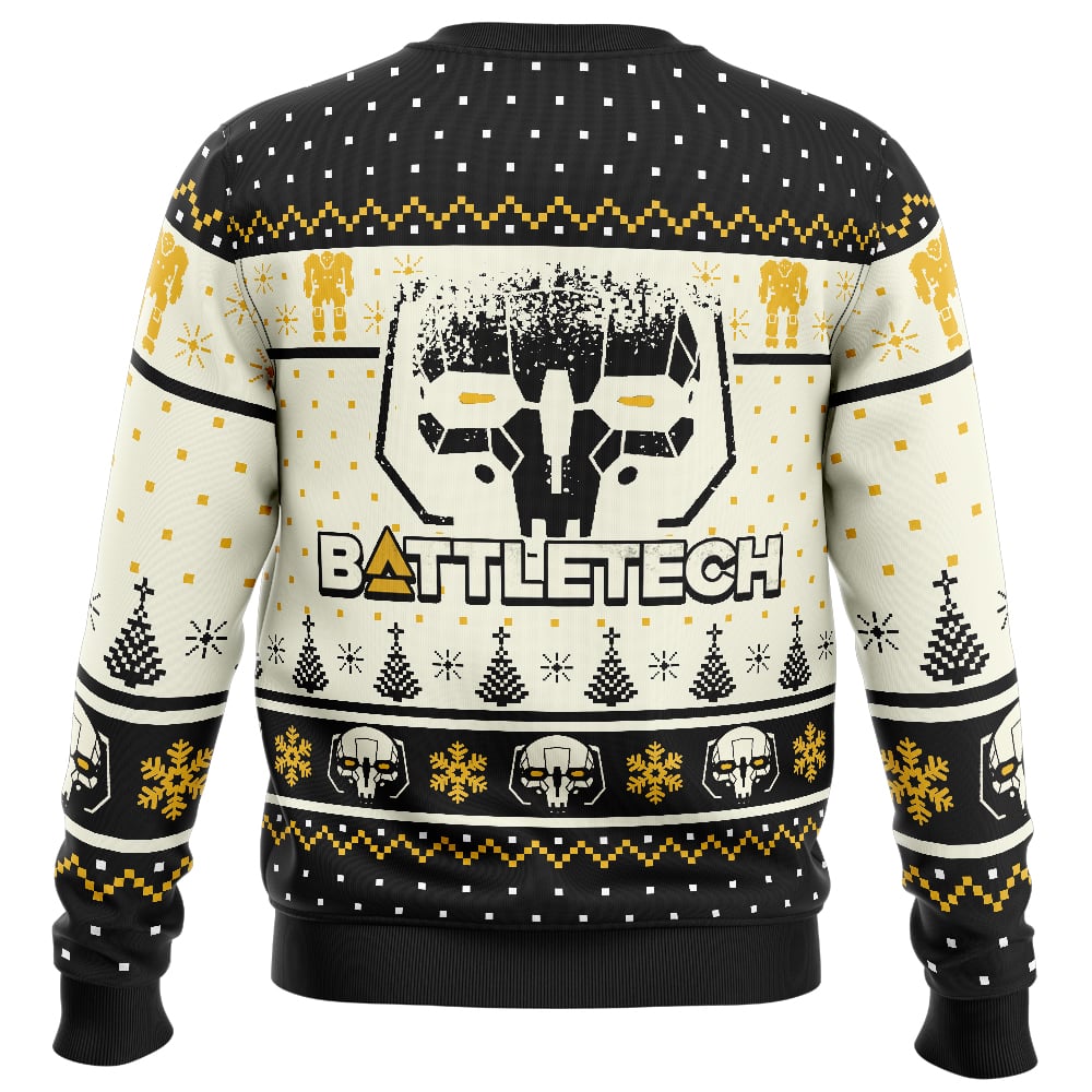 Tactical Battletech Ugly Christmas Sweater - AnimeBape