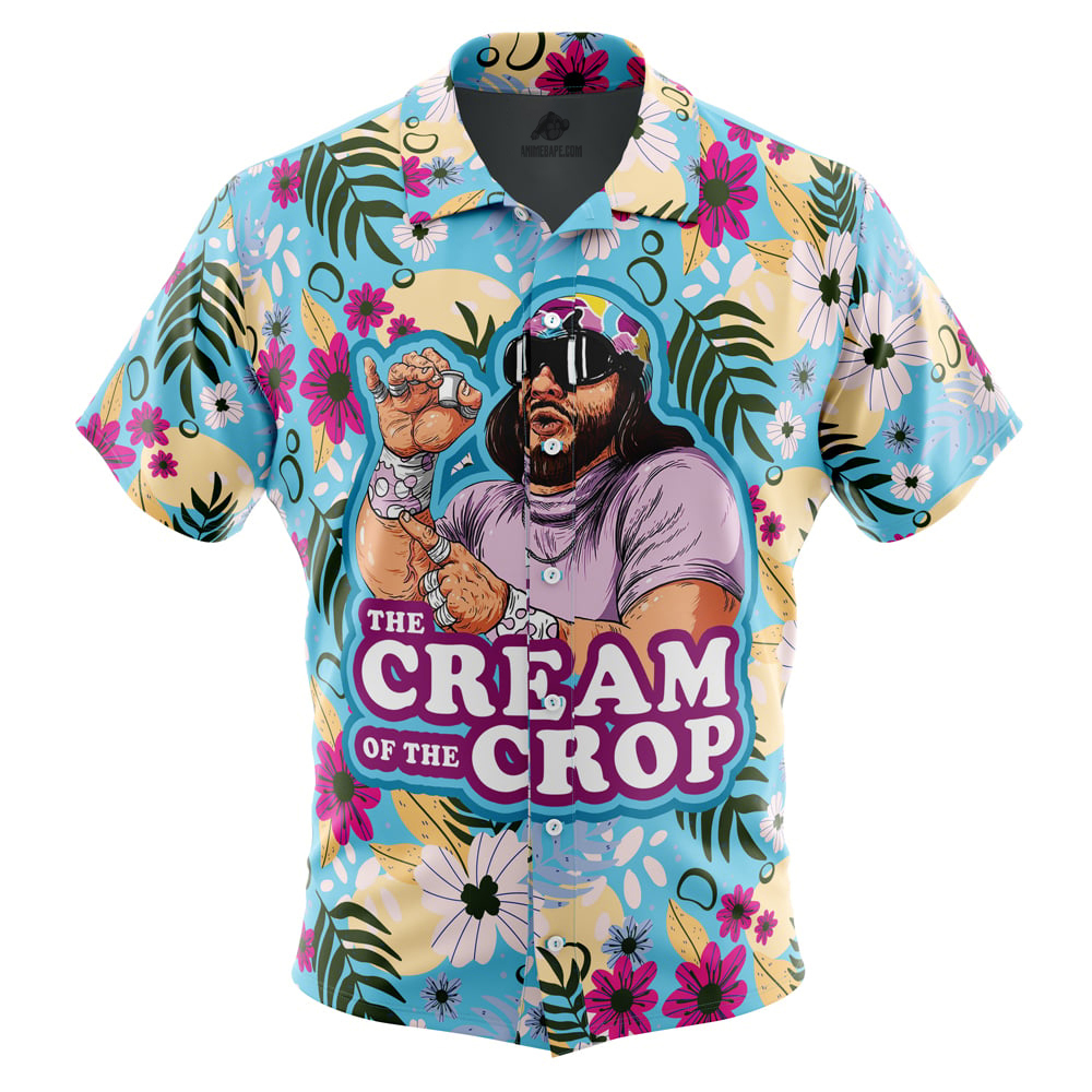 The Cream of the Crop Randy Savage Pop Culture Button Up Hawaiian Shirt ...