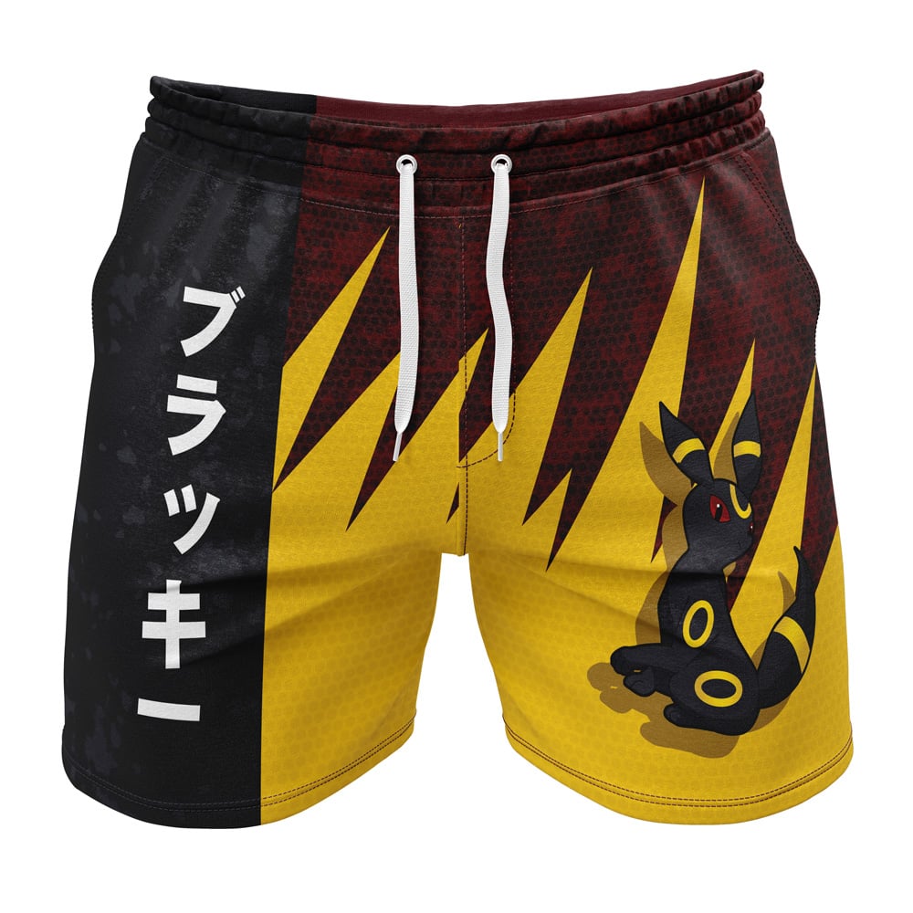 Umbreon Classic Pokemon Gym Shorts - AnimeBape