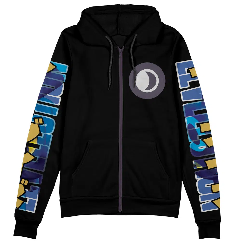 Umbreon V3 Pokemon Streetwear Zip Hoodie Jacket - AnimeBape