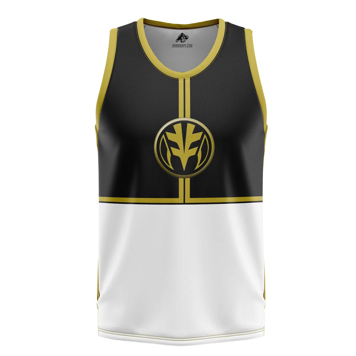 White Ranger Mighty Morphin Power Rangers Basketball Jersey - AnimeBape
