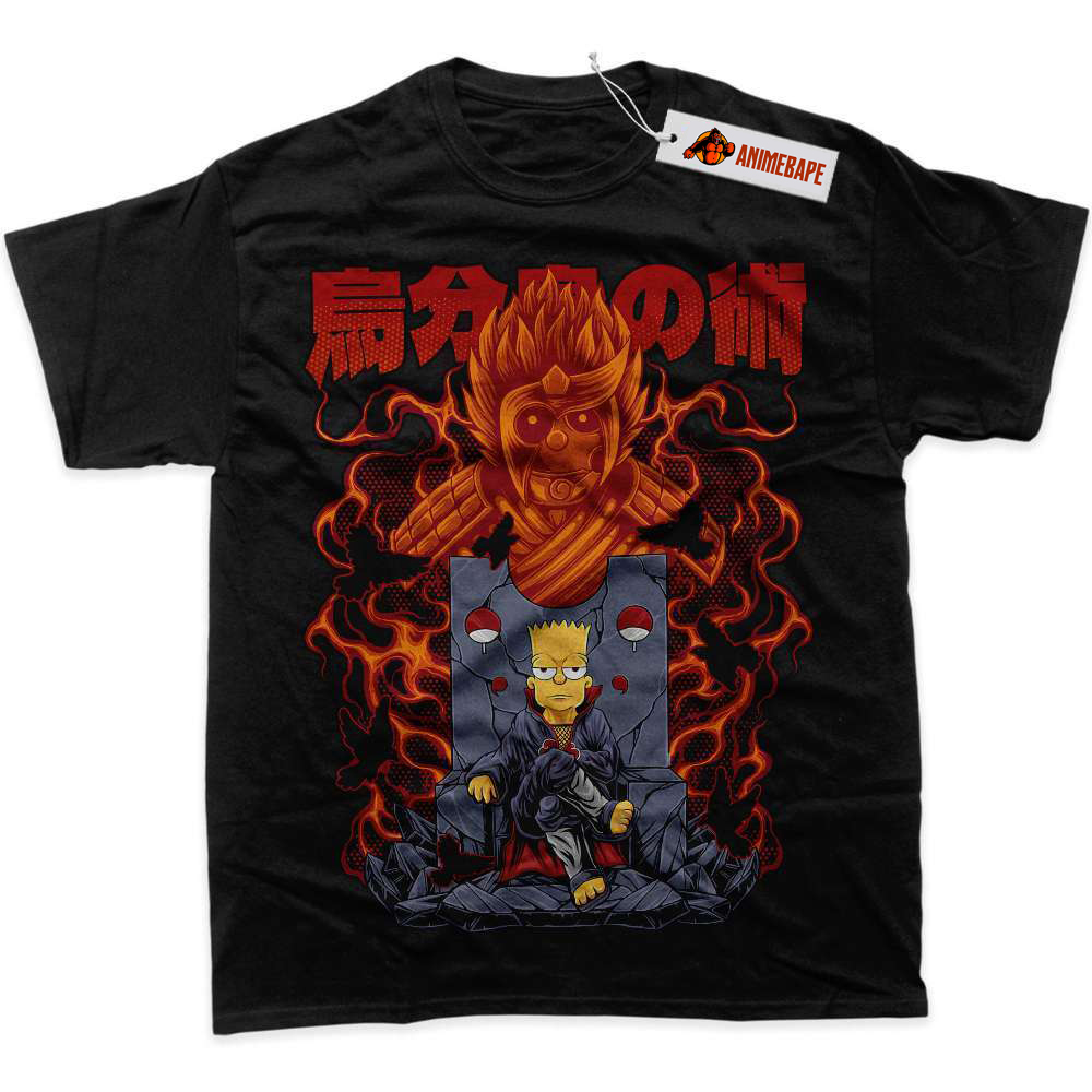 Bart Simpson Graphic T-Shirt, The Simpsons Animated Shirt for Fans ...