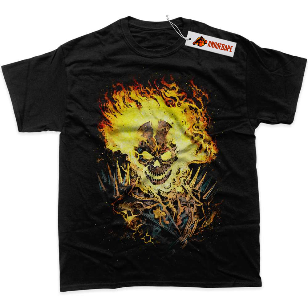 Marvel Ghost Rider Graphic T-Shirt for Men and Women - AnimeBape