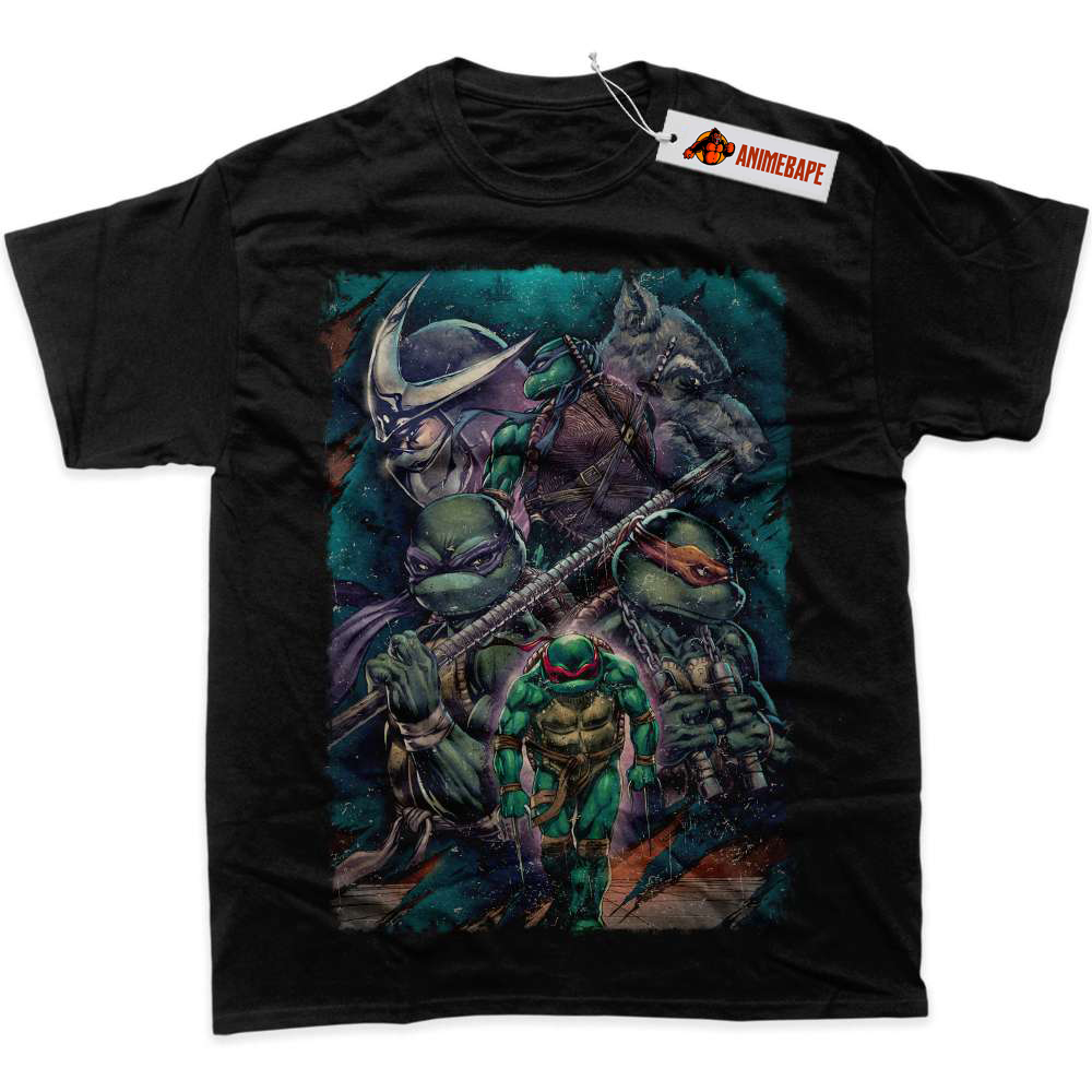 TMNT Teenage Mutant Ninja Turtles Graphic Tee, Animated Shirt - AnimeBape