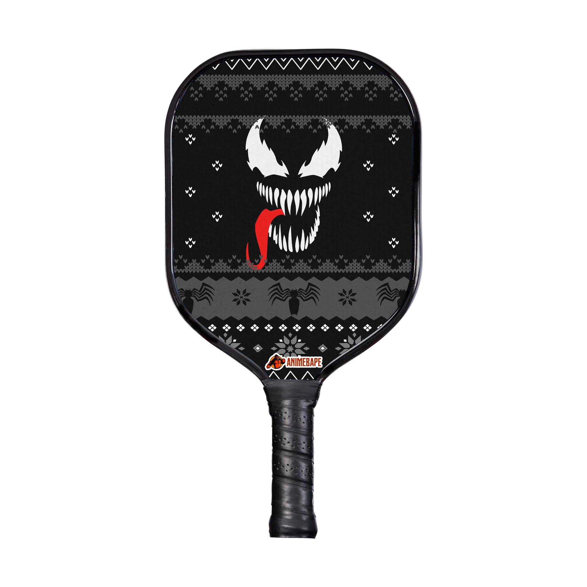 Custom Christmas Venom Marvel Comics Pickleball Paddle - AnimeBape