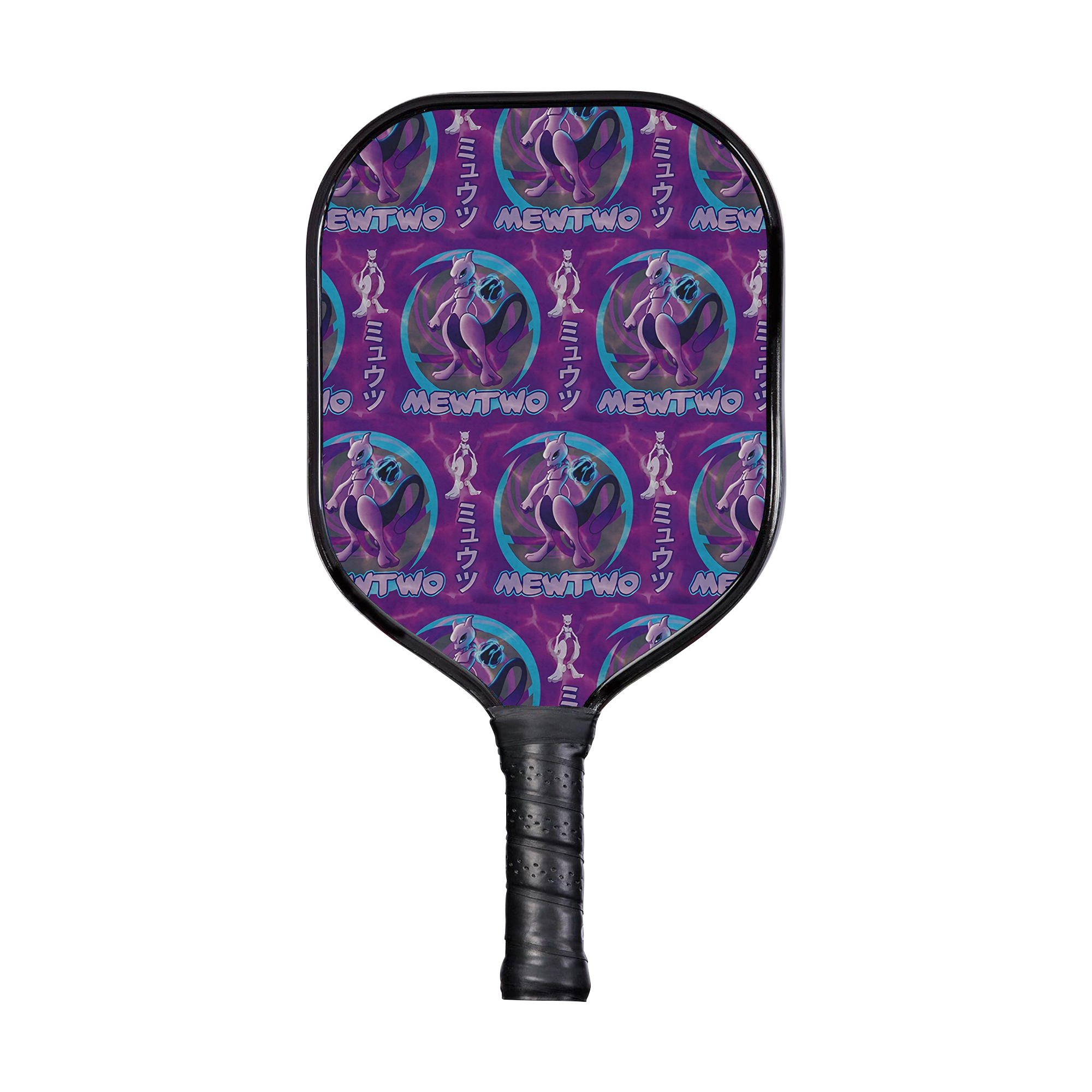 Custom Cosmic Mewtwo Pokemon Pickleball Paddle - AnimeBape