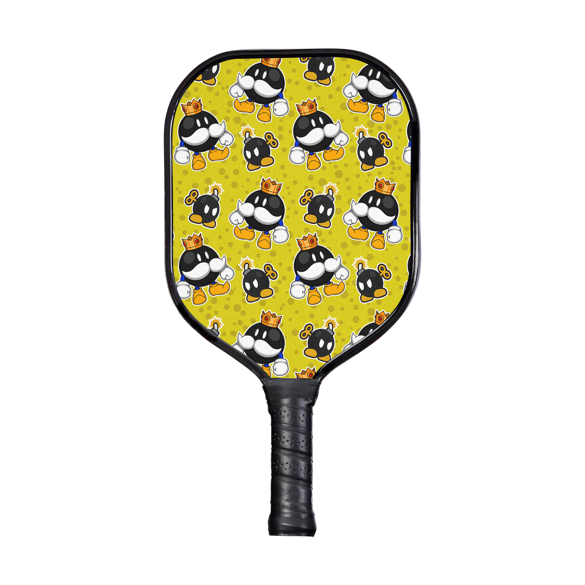 Custom King Bob Omb Super Mario Bros Pickleball Paddle - AnimeBape