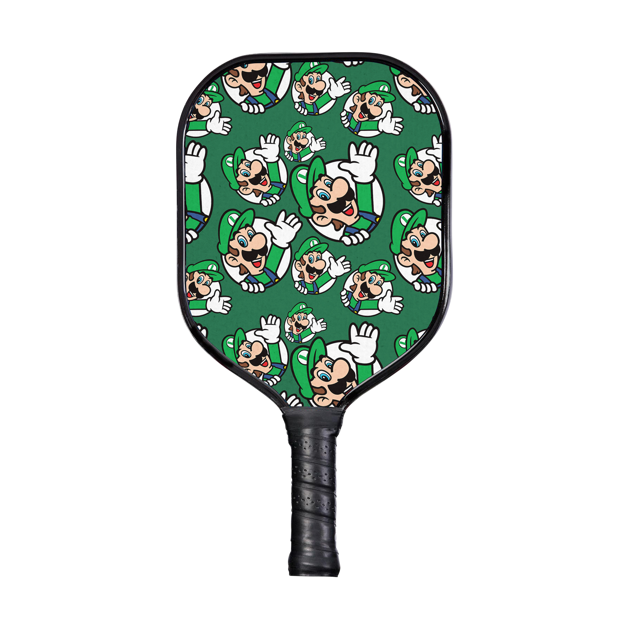 Custom Luigi Super Mario Pickleball Paddle - AnimeBape