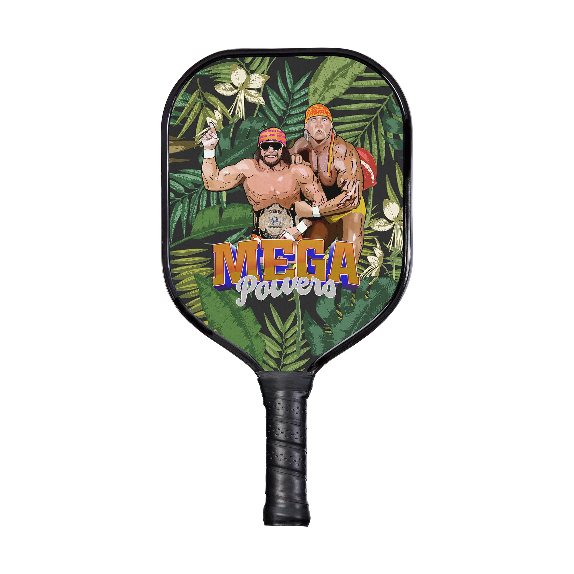 Custom Macho Man And Hulkmania Power Pro Wrestling Pickleball Paddle ...