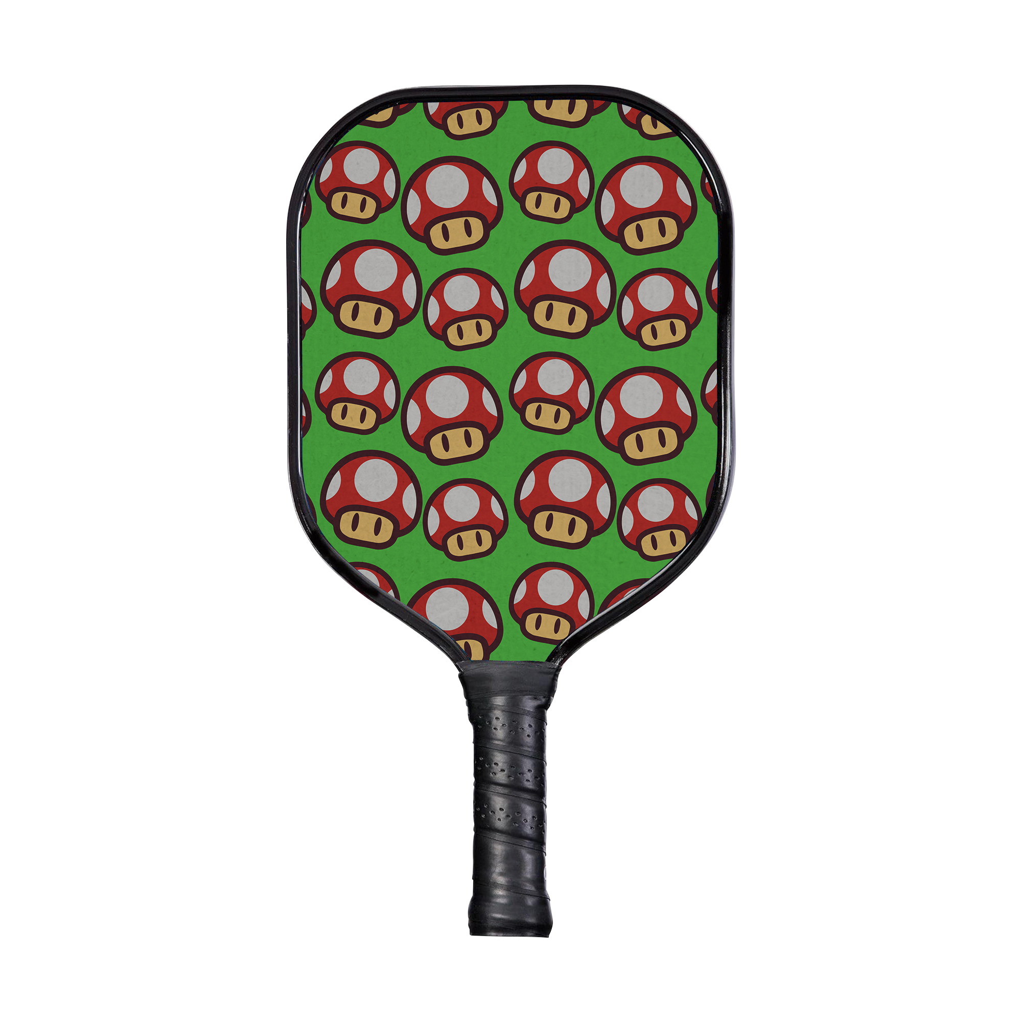 Custom Super Mushroom Super Mario Pickleball Paddle - AnimeBape