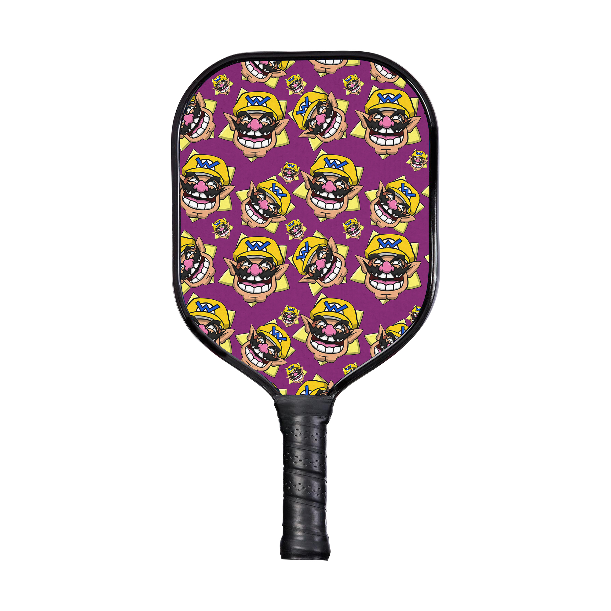 Custom Wario Super Mario Pickleball Paddle - AnimeBape