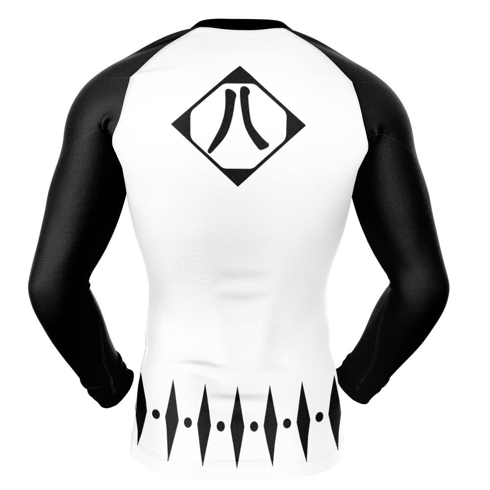 8th Division Captain Kyoraku Shunsui Bleach Long Sleeve Rash Guard ...
