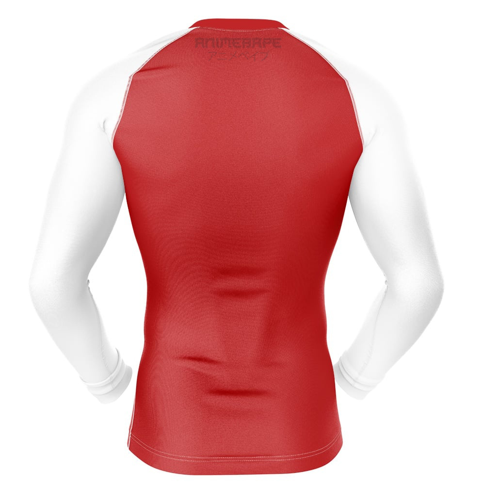 Baki the Grappler Long Sleeve Rash Guard Compression Shirt - AnimeBape