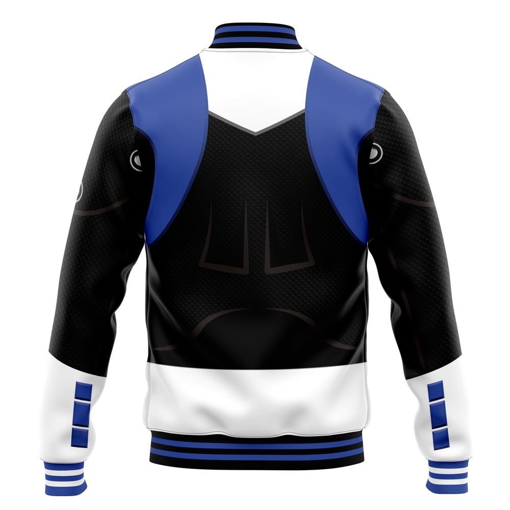 Blue Psycho Rangers Power Rangers Varsity Jacket - AnimeBape