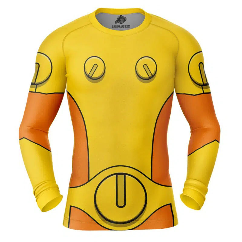 Bulletproof Invincible Long Sleeve Rash Guard Compression Shirt - AnimeBape