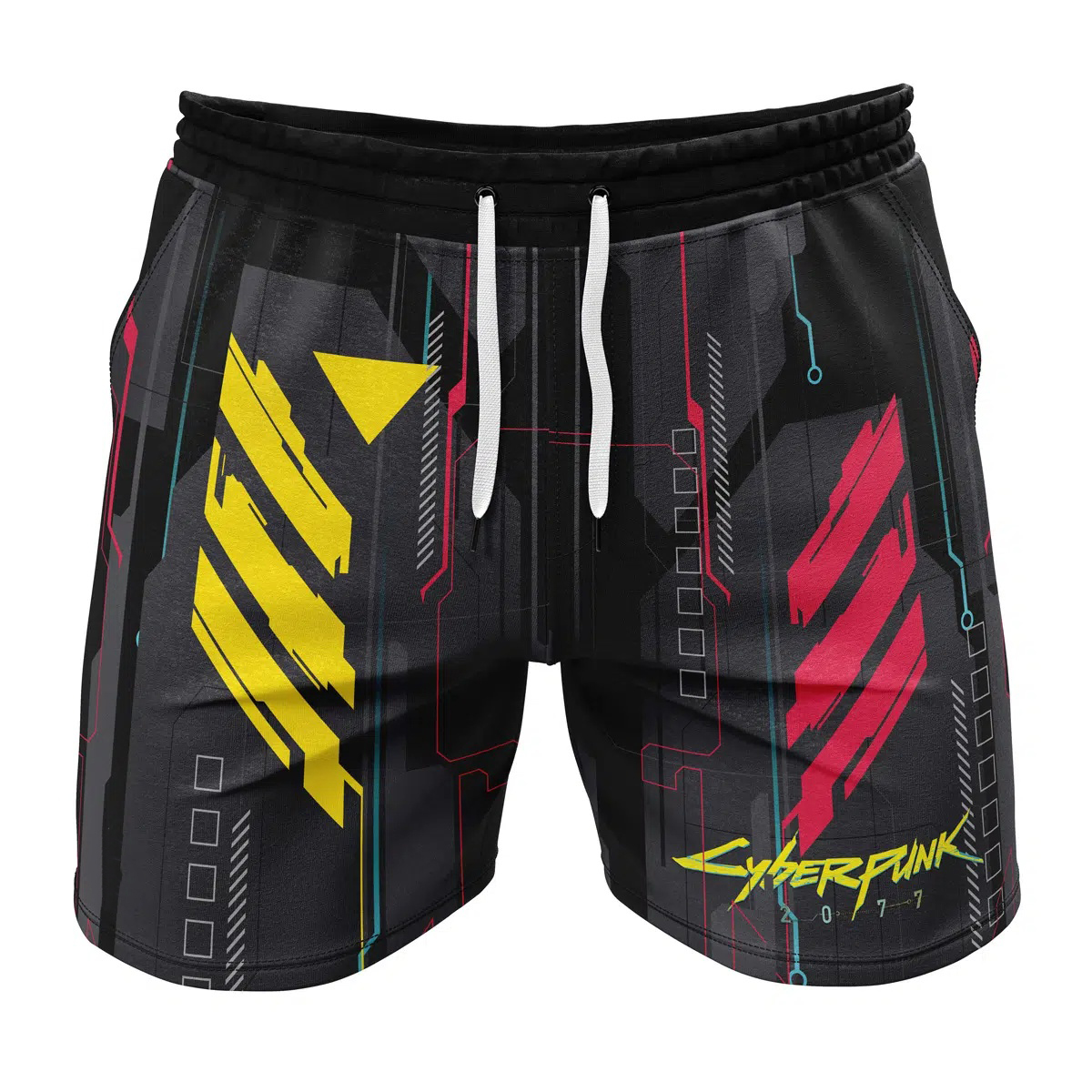 Cyberpunk 2077 Gym Shorts - AnimeBape
