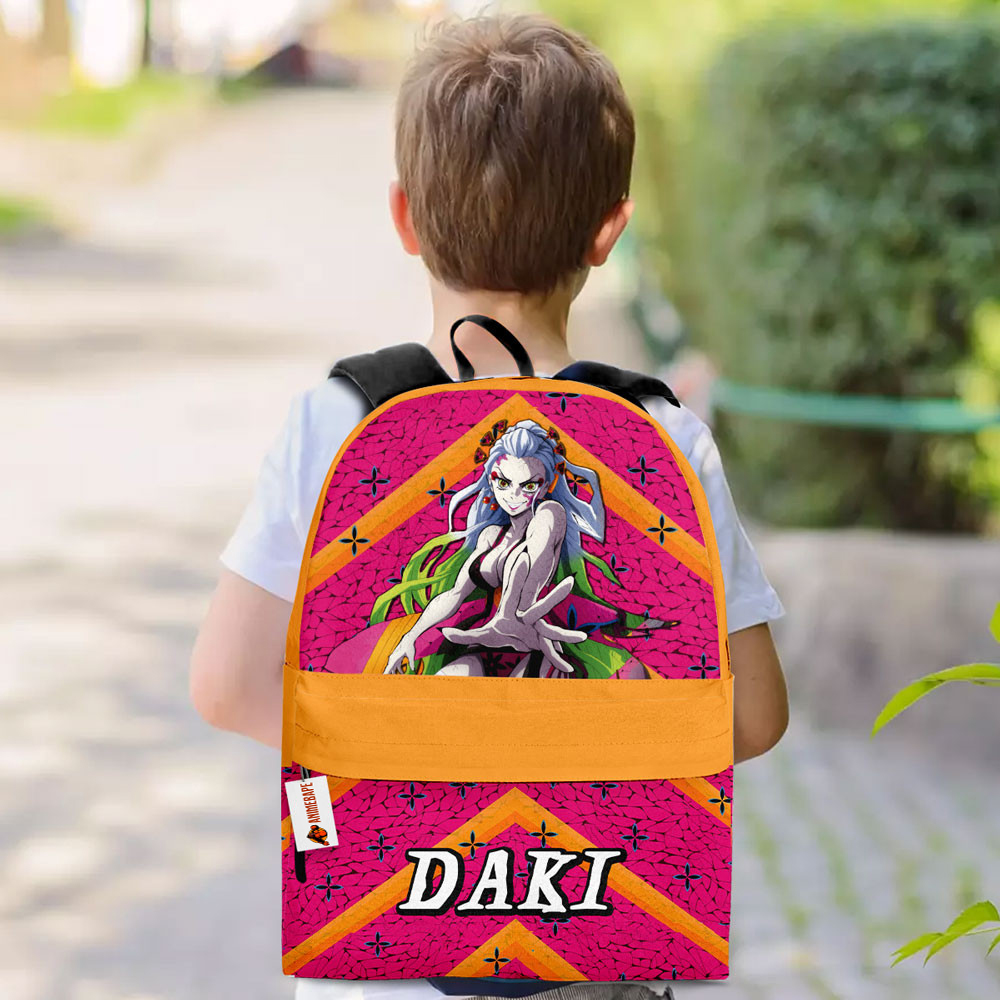Kids School Backpack Daki 12 Demon Slayer School Bag - AnimeBape