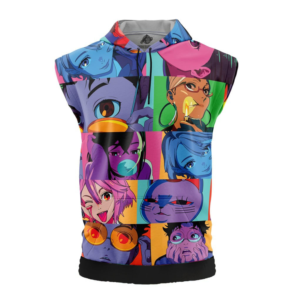 Dandadan Opening Dandadan Cut Off Sleeveless Workout Hoodie - AnimeBape