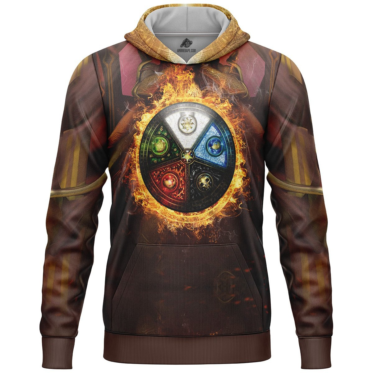 Elements of Magic the Gathering Lightweight Hoodie - AnimeBape