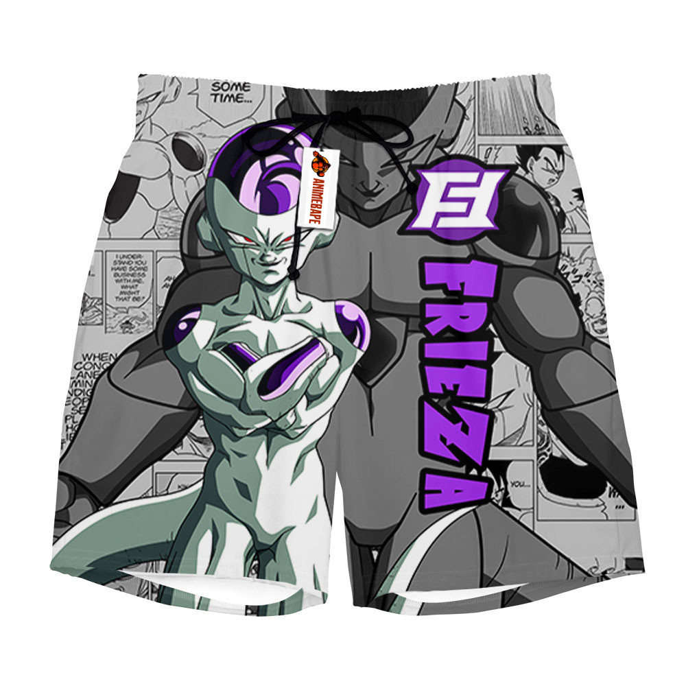 Frieza Board Shorts Custom Manga Mixed Style 1503 Dragon Ball Z - AnimeBape