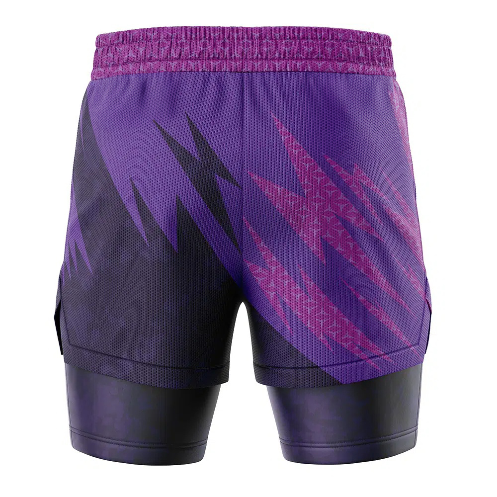 Gengar Attack V1 Pokemon Compression Workout Training Shorts (2-in-1 ...