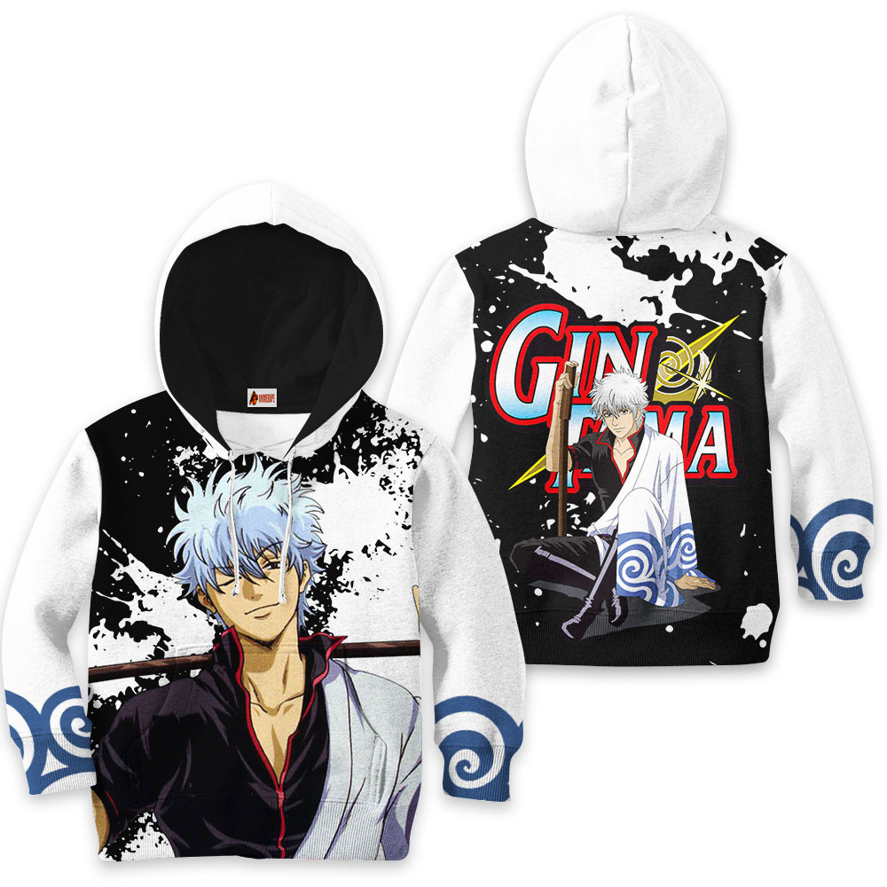 Kids Hoodie Gintama Gintoki Sakata Gintama - AnimeBape
