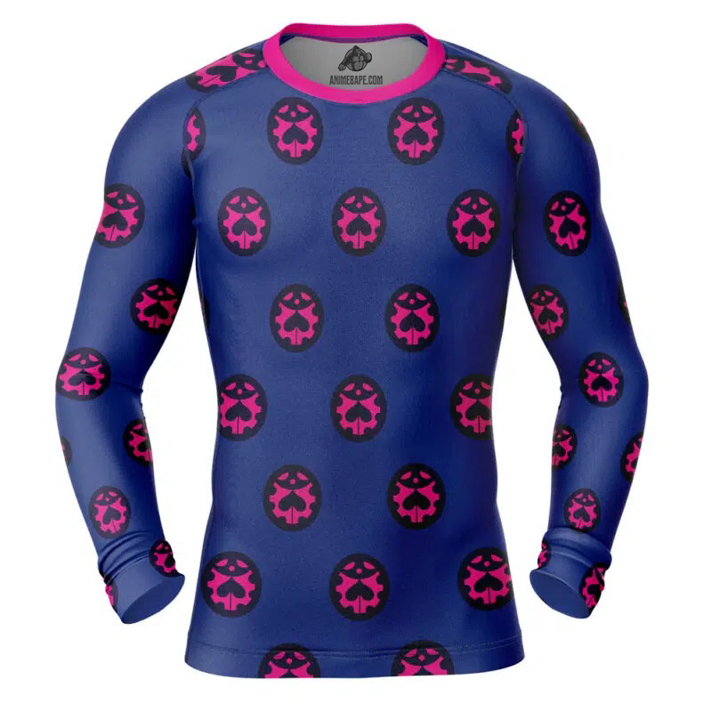 Giorno Giovanna Manga Jojo's Bizarre Adventure Long Sleeve Rash Guard ...
