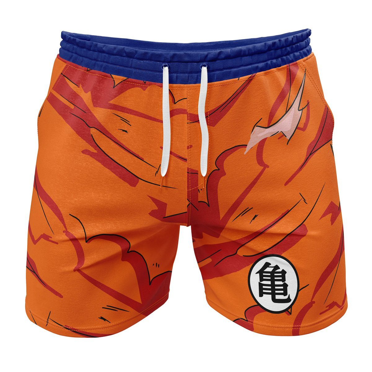 Goku Torn Gi Dragon Ball Z Gym Shorts - AnimeBape