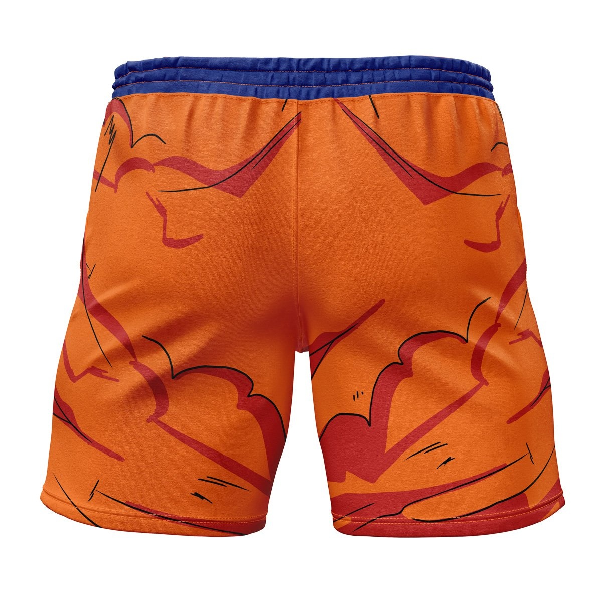 Goku Torn Gi Dragon Ball Z Gym Shorts - AnimeBape