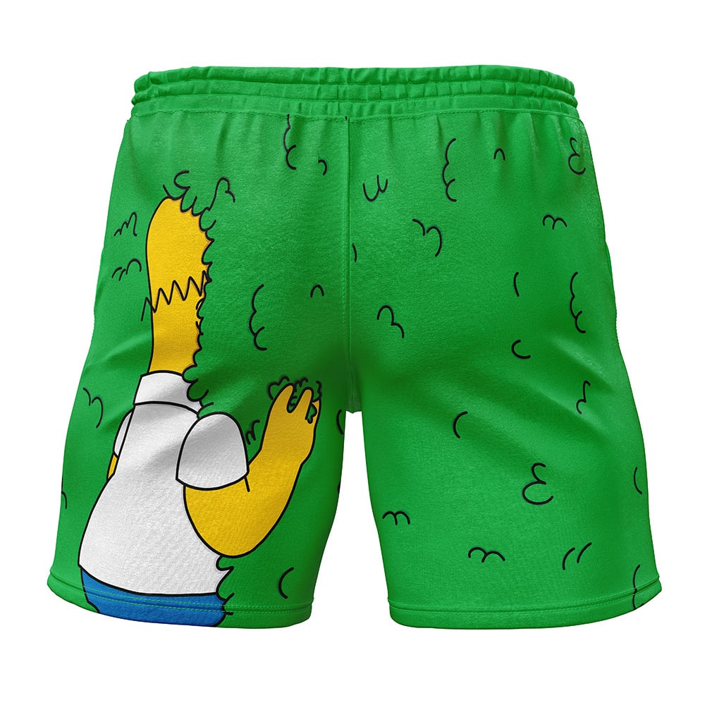 Homer Bush Meme The Simpsons Gym Shorts - AnimeBape