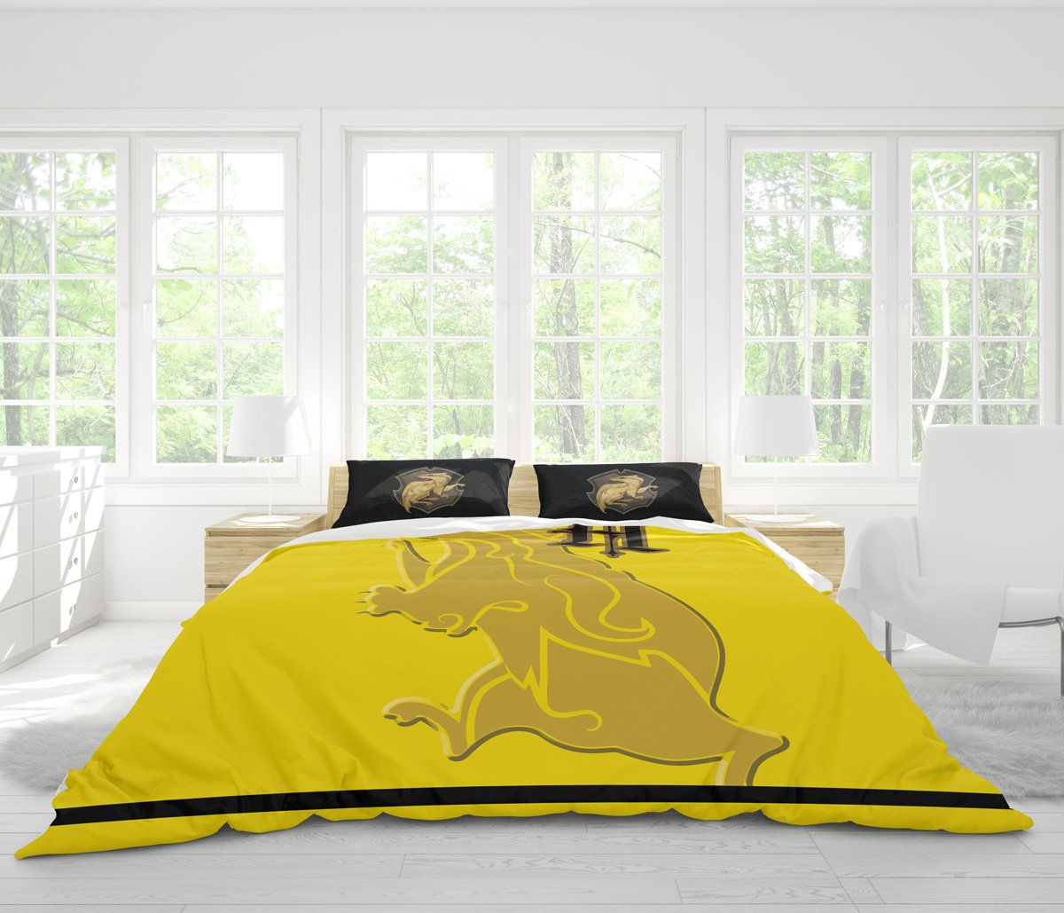 Hufflepuff Hogwarts Legacy Bedding Set - AnimeBape