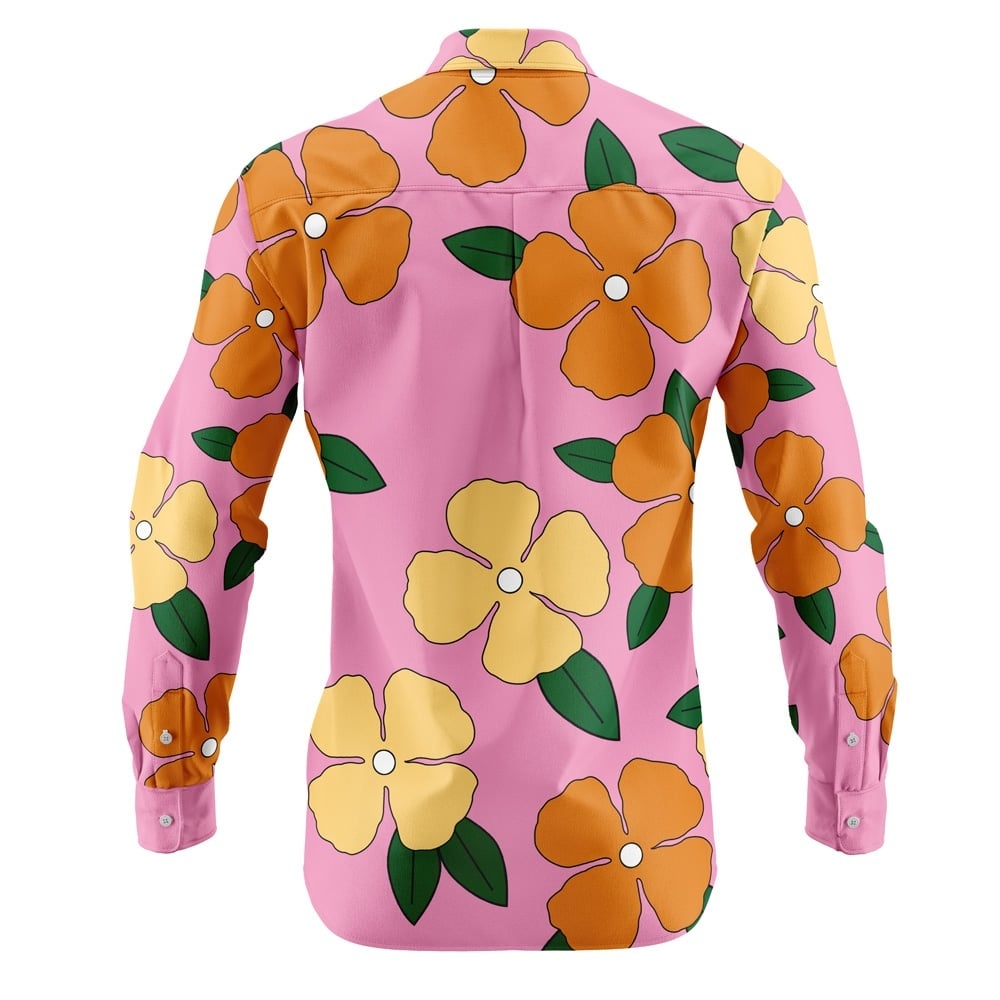 Jinbe Egghead Island One Piece Long Sleeve Button Up Shirt - AnimeBape