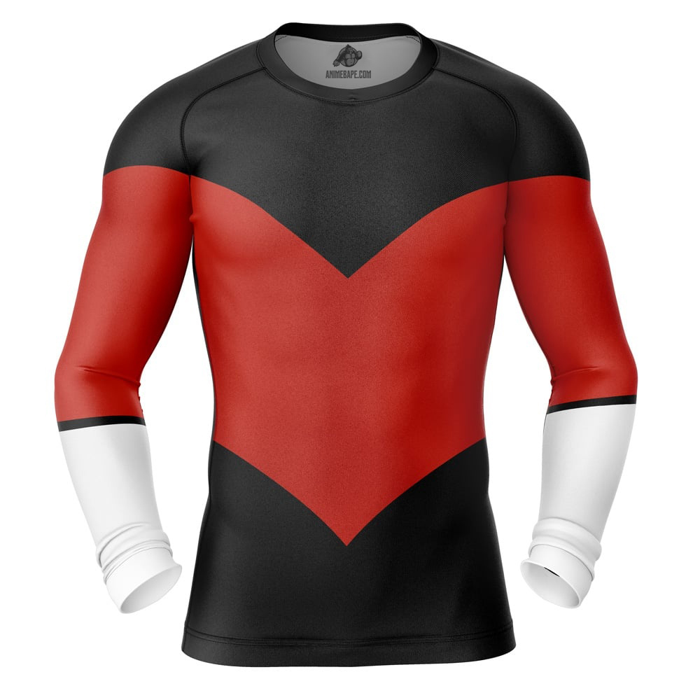Jiren V2 Dragon Ball Z Long Sleeve Rash Guard Compression Shirt - AnimeBape