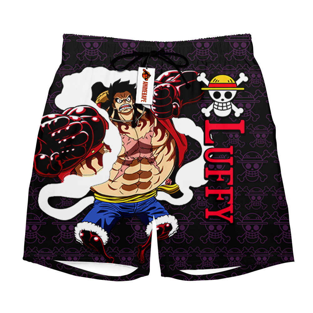 Luffy Gear 4 Board Shorts Custom Style 1503 One Piece - AnimeBape