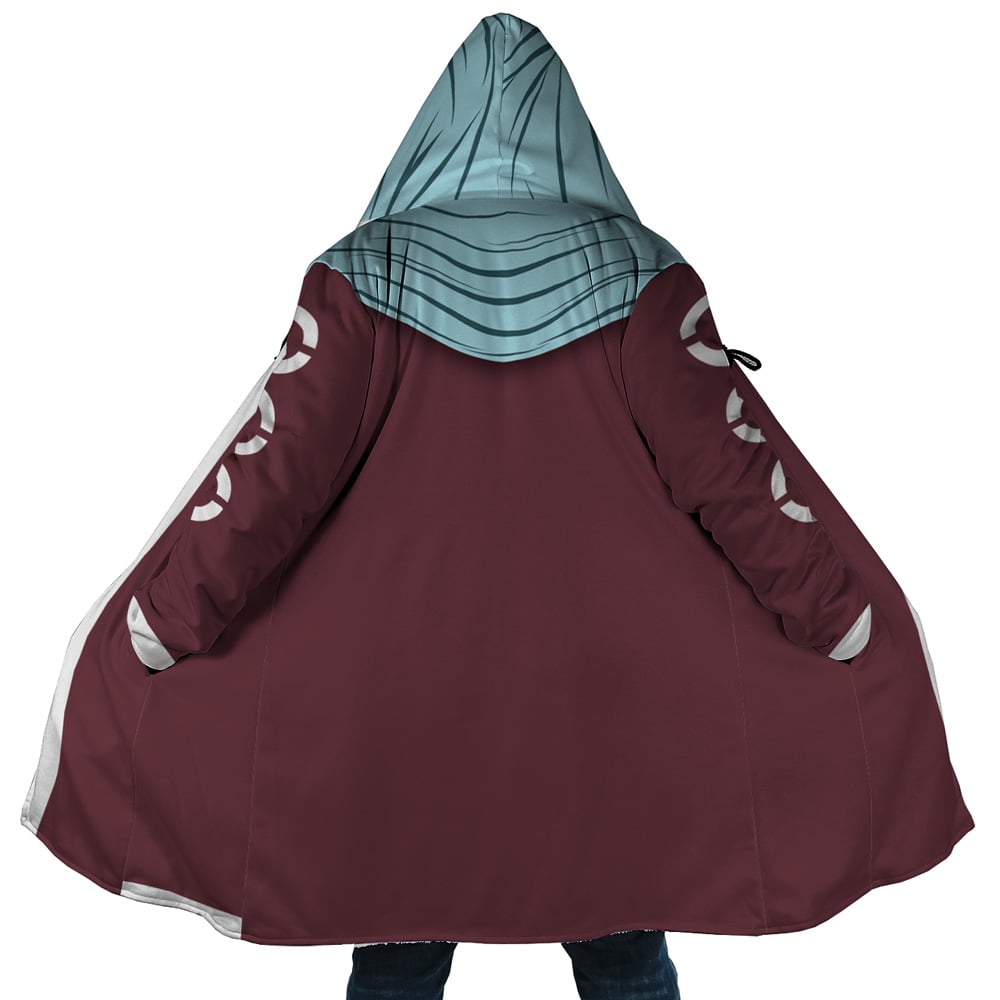 Luffy Punk Hazard One Piece Hooded Cloak Coat - AnimeBape