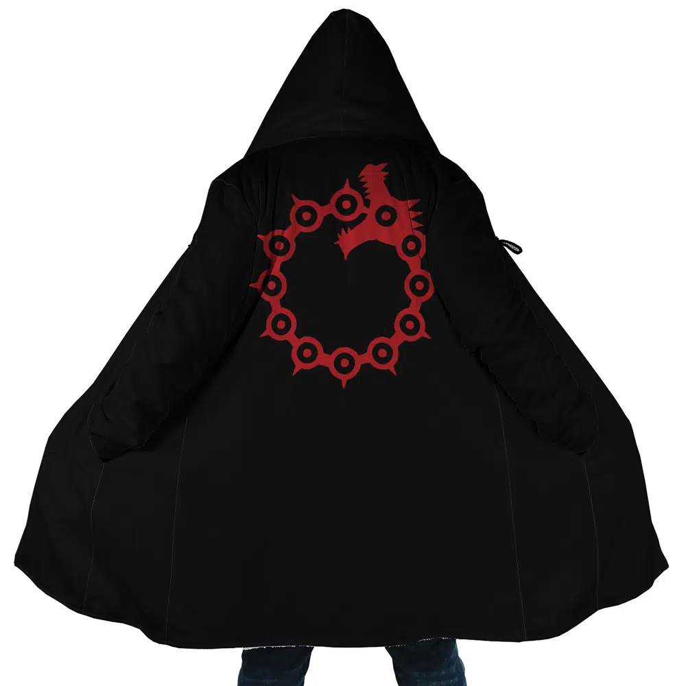 Meliodas Dragon Wrath Seven Deadly Sins Hooded Cloak Coat - AnimeBape